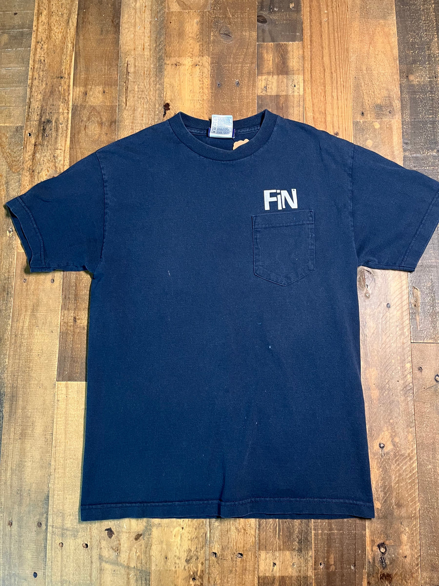 Fin - Navy - Medium – Forward Screen Printing Fin - Navy - Medium – Forward Screen Printing