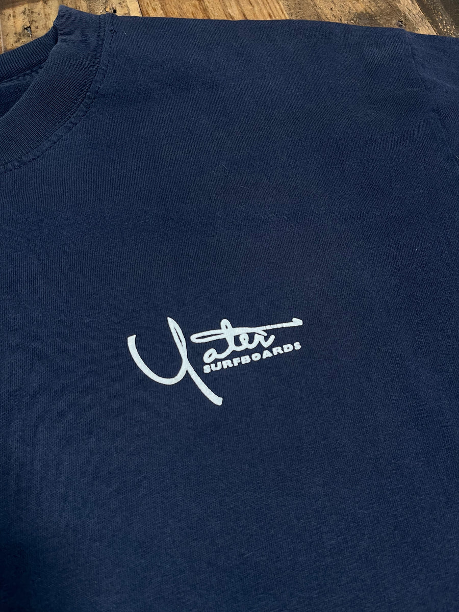 Yater Surfboards - Navy - Large – Forward Screen Printing